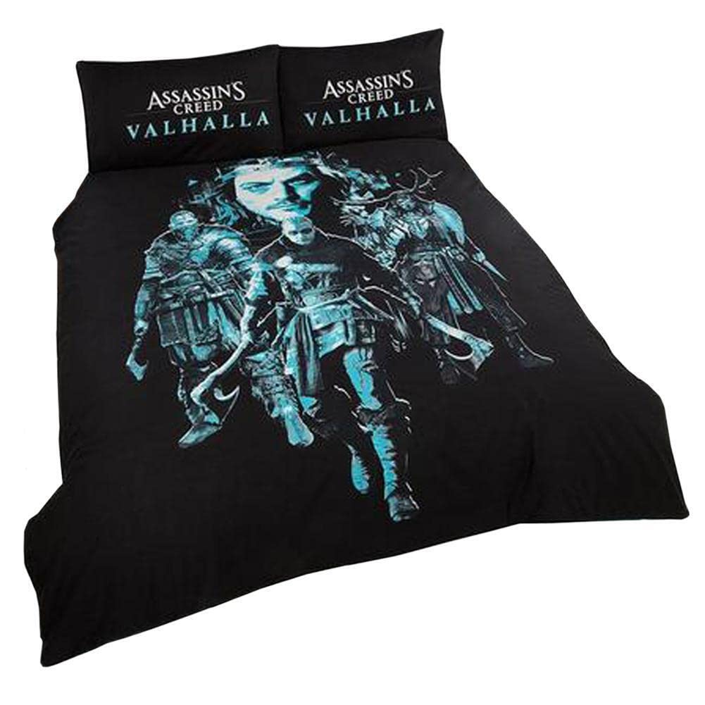 Assassin's Creed Valhalla Double Duvet Cover and Pillowcase Set