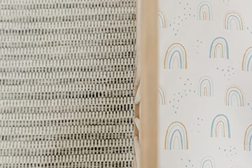Premium Fitted Knit Crib Sheet/Toddler Sheet"Skye" by Copper Pearl