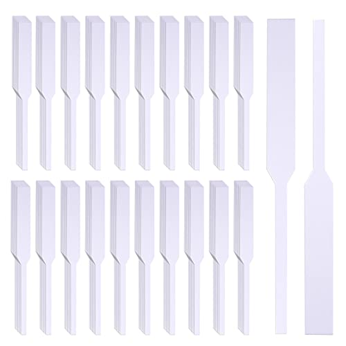 400Pcs Perfume Test Strips Paper Perfume Testing Strips Disposable Perfume Test Paper White Perfume Test Strips Essential Oils Test Card for Perfume Fragrances Scents Testing