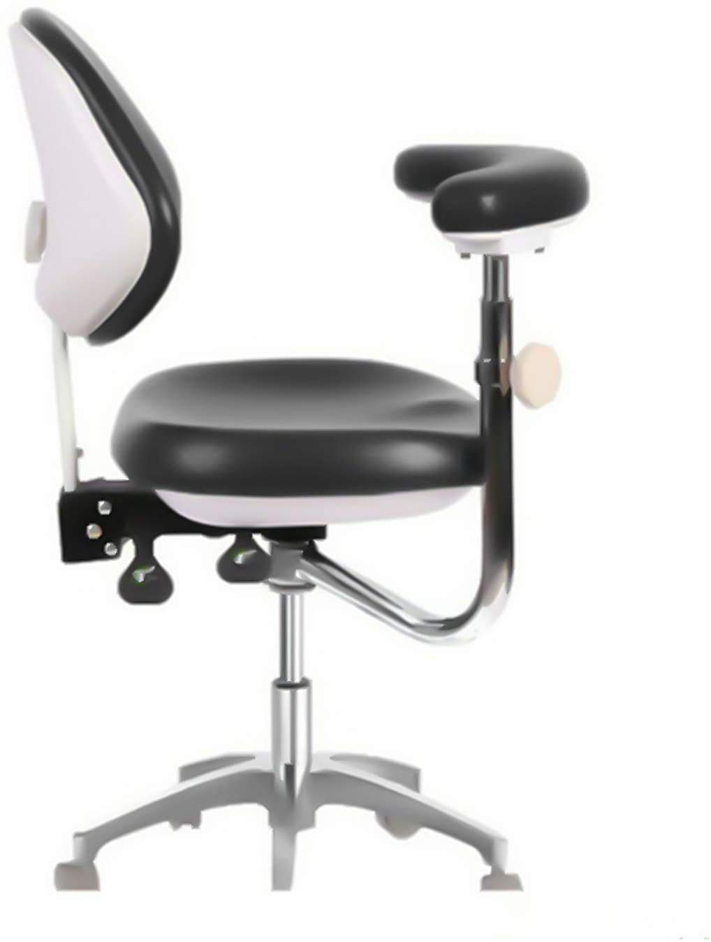 Assistant's Stool - Premium Dental Assistant's Stool, Black