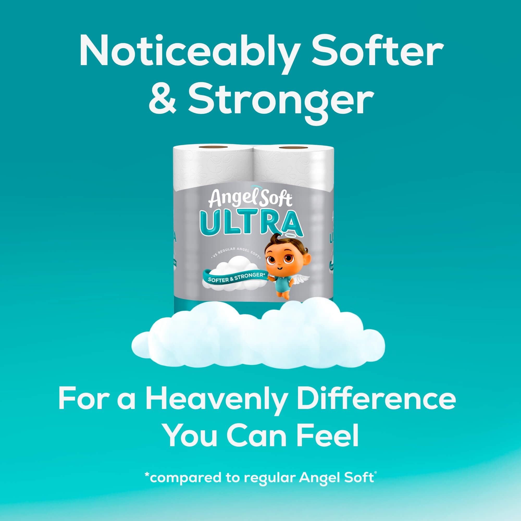 Angel Soft Ultra Toilet Paper, 36 Mega Rolls = 144 Regular Rolls, 2 Ply Toilet Tissue