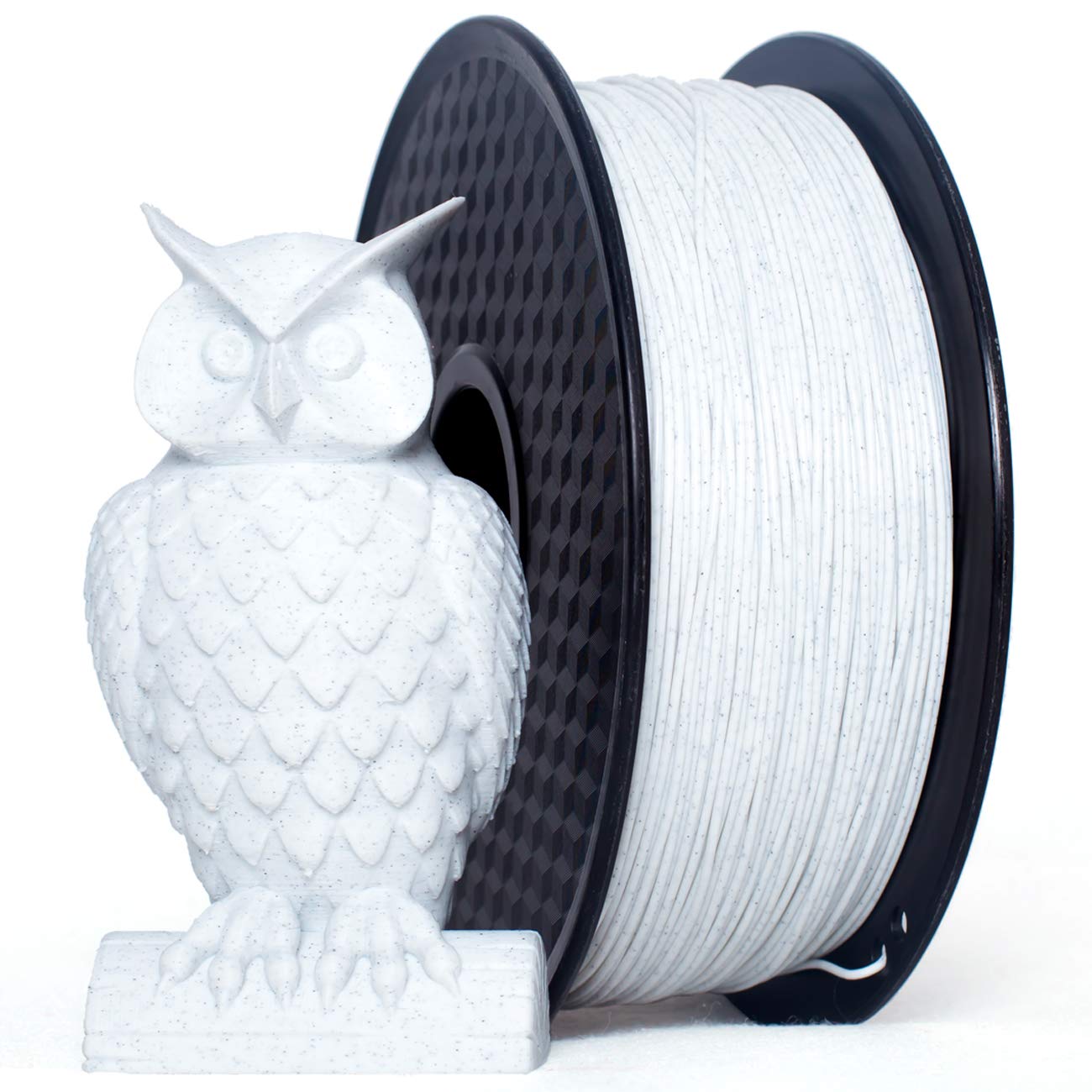 PRILINE PN-PLA12marble PLA 1.75 3D Printer Filament, Dimensional Accuracy +/-0.03 mm, 1kg Spool, Marble
