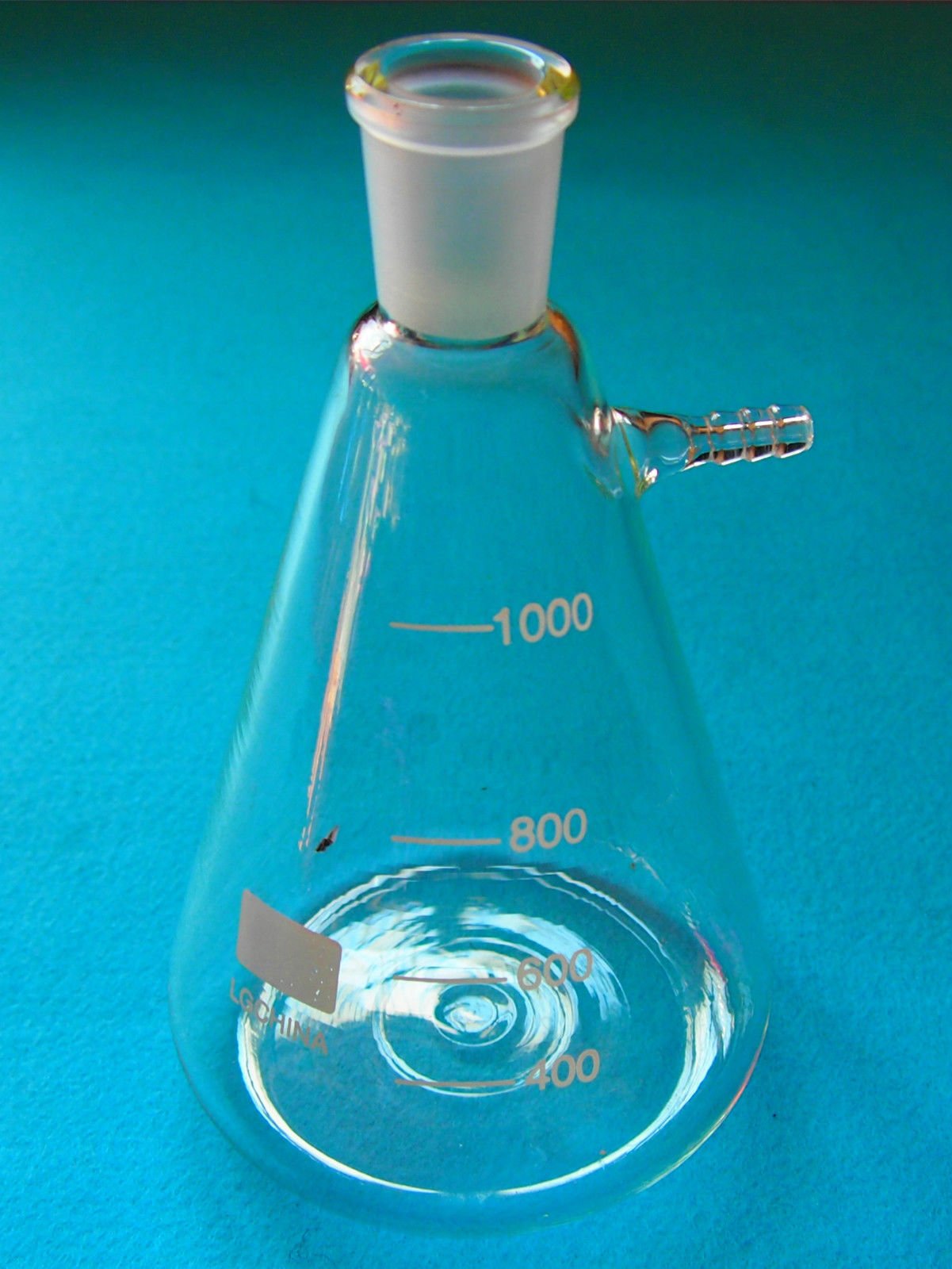 Deschem 1000ml,24/40,Glass Filter Suction Flask,1L Lab Filtration Bottle