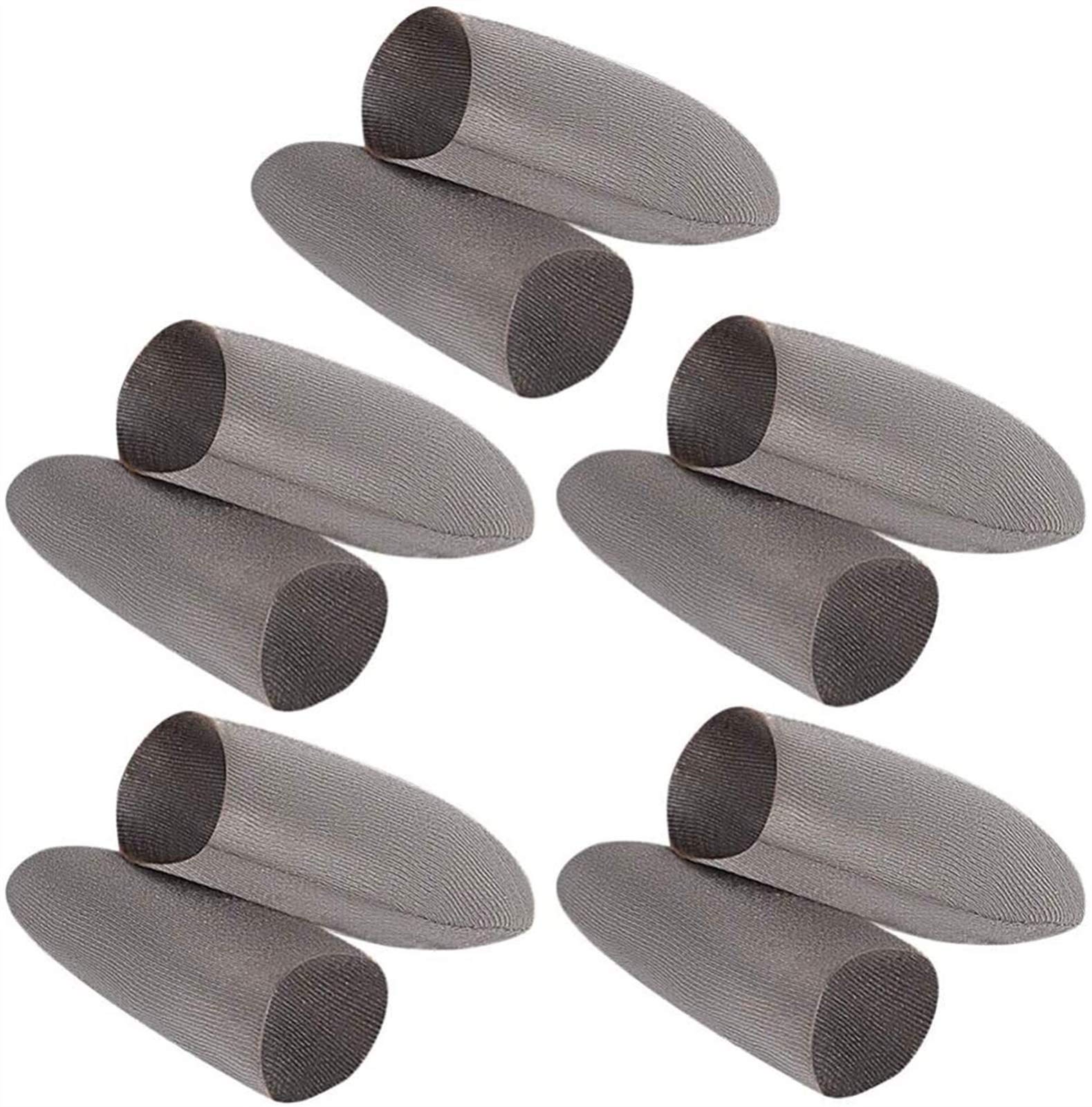 XJXJ 10Pcs Gaming Finger Sleeve Touchscreen Finger Cover Elastic Mobile Game Controller Finger Cot Anti Sweat Breath. compression gloves for men