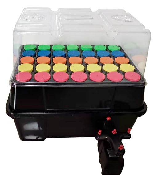 Aeroponic Cloner Machine, Cloning Machine 35 Site for Cutting Rooting Germination Kit Using 1.625 inch Neoprene Clone Inserts