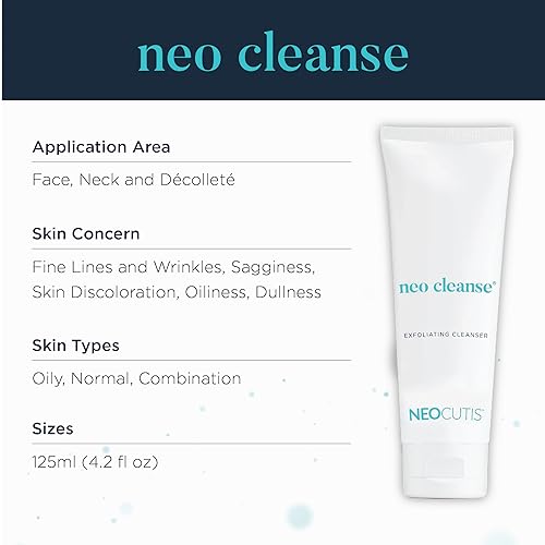 Neocutis Neo Cleanse - Exfoliating Skin Cleanser - Glycolic Acid Gel - 125ml