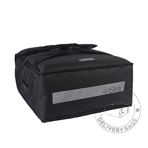 YOPRAL Professional Insulated Pizza Delivery Bag 20” x 20” x 9”, Durable Warmer Food Delivery Bag for Restaurant,Postmates,Catering