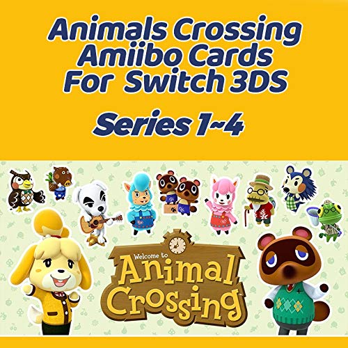 Animal Crossing Amiibo Card Set Work for Switch NS 3DS Games Series 1~4 Animals Crossing Magic Box Blue