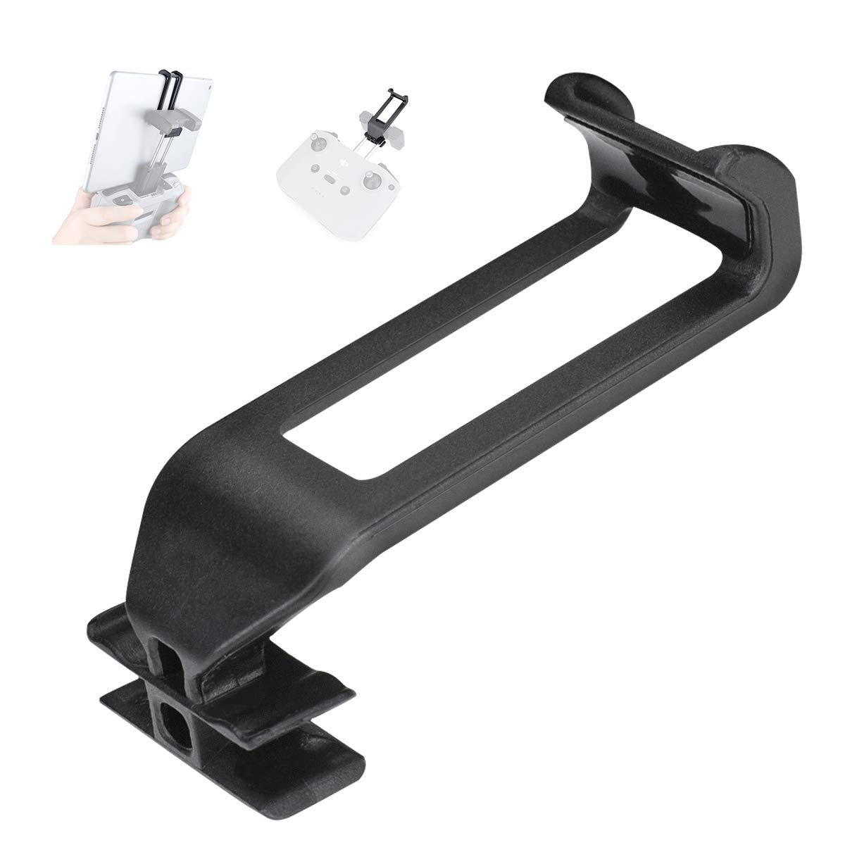 RCGEEK Tablet Clip Mount Holder Extender Kit Compatible with Air 3 / Mini 3 Pro/Mini 2 / Mavic 3 / Air 2 / Air 2S Drone Controllers Removeable Extended Stand Accessory