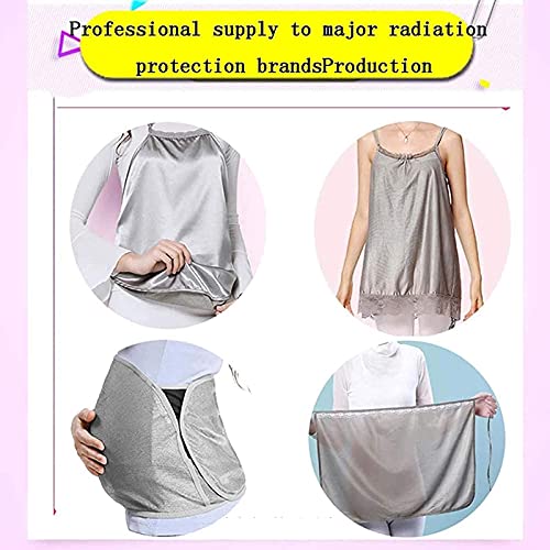 Wzglod Anti Radiation Silver Fiber Fabric Conductive Faraday Cloth EMI RFID Protection Material for Clothes Making Or RF/EMI/EMF/LF Blocking/Shielding,5m/196.85in