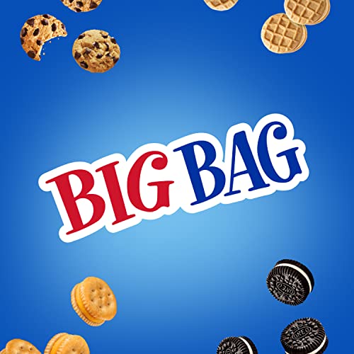 OREO Mini Cookies, CHIPS AHOY! Mini Cookies, Nutter Butter Bites & RITZ Bits Cheese Crackers Variety Pack, 15 Big Bags (assortment may vary)