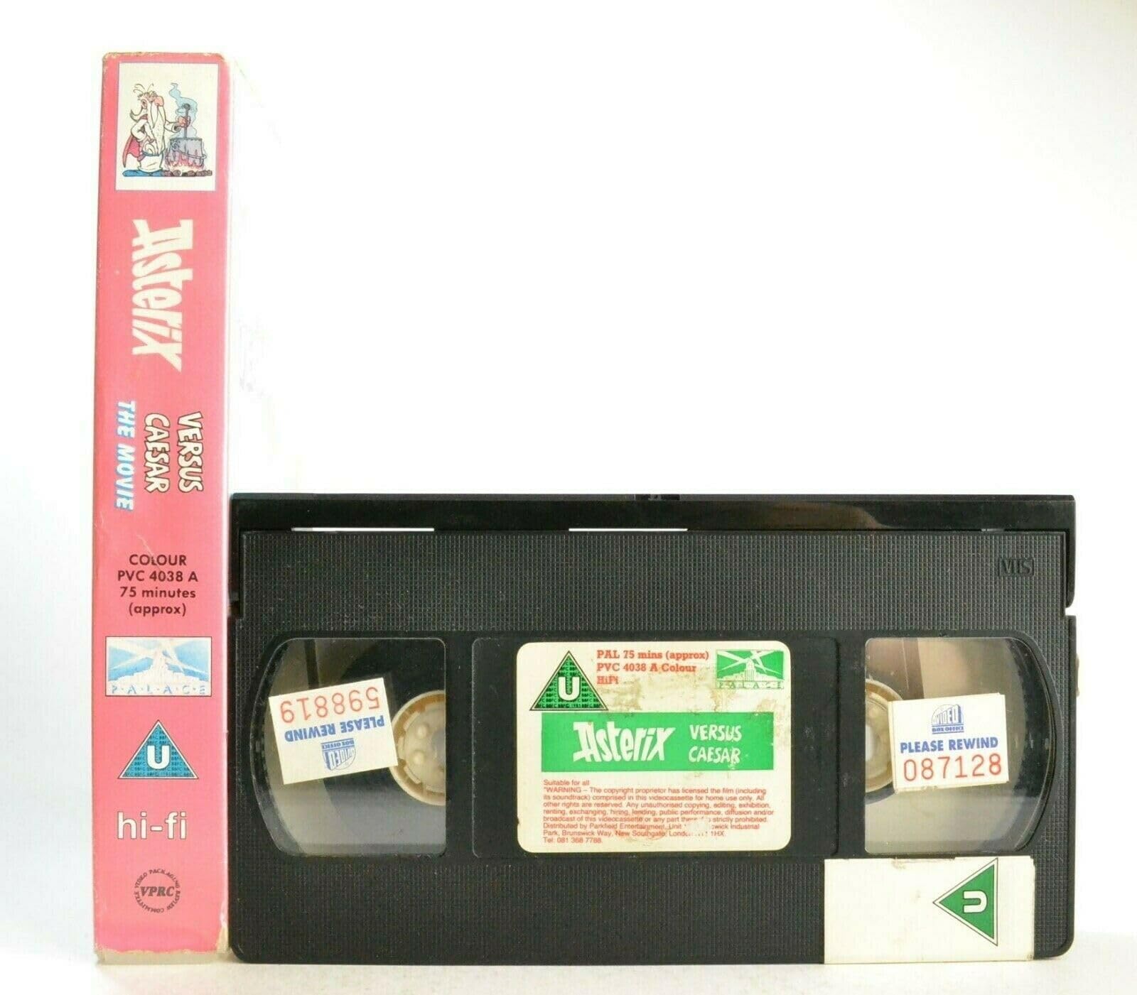Asterix Versus Caesar: 4th Asterix Animated Film (1985) - Children's - Pal VHS