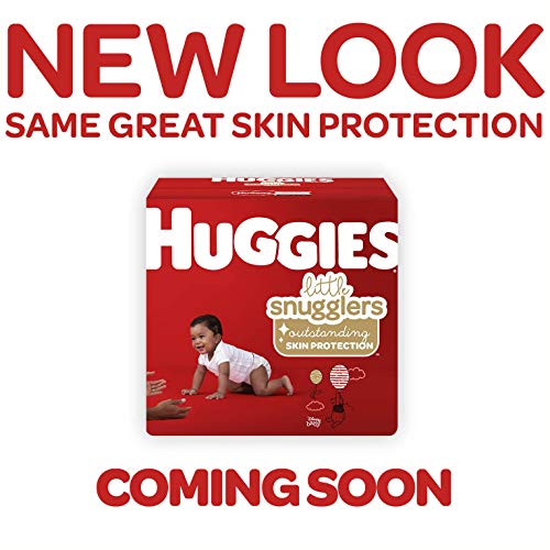 Huggies Little Snugglers Baby Diapers, Size 3, 162 Count, Unscented, Hypoallergenic, DryTouch Liner, Pocketed Waistband, Wetness Indicator, Double Grip Strips