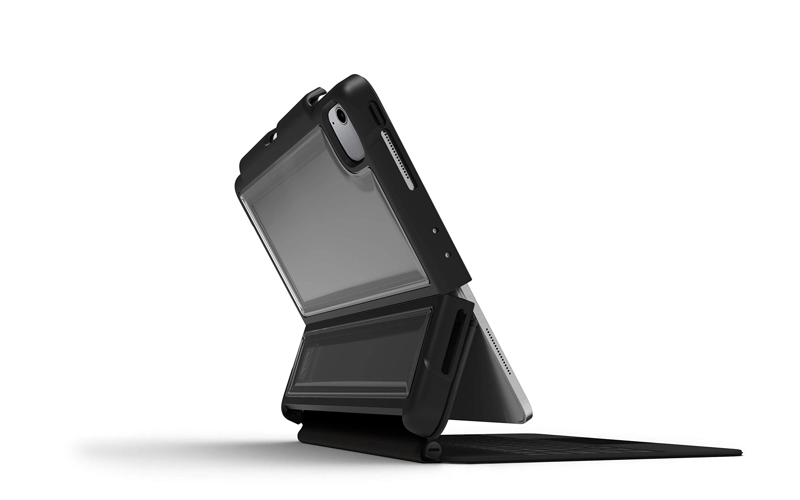 STM Dux Shell Magic Folio for iPad Air (5th/4th Gen) & iPad Pro 11" (4th/3rd/2nd/1st Gen) - Ultra-Protective Case with Apple Pencil Storage - Black