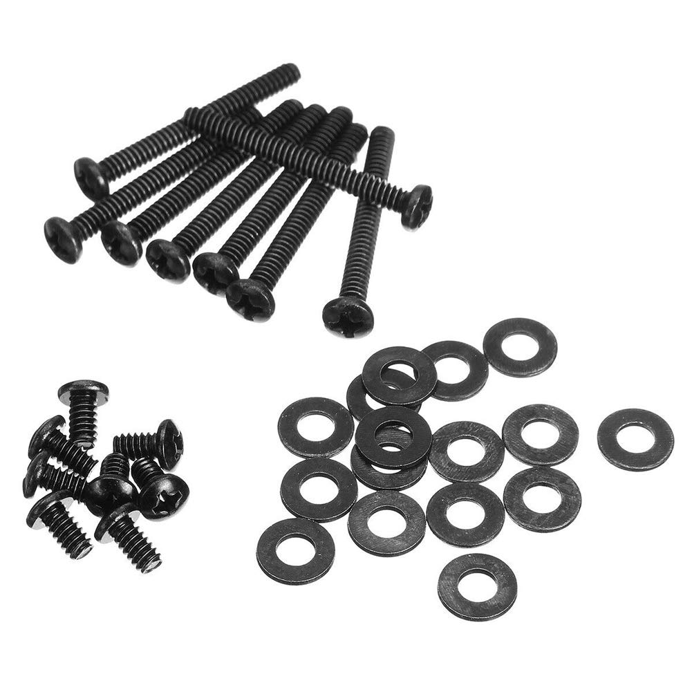 UXELY Water-Cooler Radiator Fitting Professional Long Short Screws Fan Mounting Screw Kit, PC Fan Screws Compatible with Cors air-Hydro Series Water Cooling(Black)