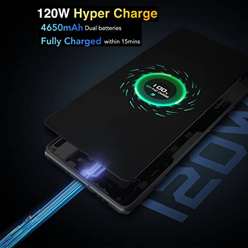 Black Shark 5 Pro Unlocked Gaming Smartphone, 12 GB + 256 GB 5G Cell Phone, 6.67" E4 144Hz Display, Snapdragon 8 Gen 1 + LPDDR5 + UFS3.1, 64MP Camera, 120W Charging with 4650mAh - Black