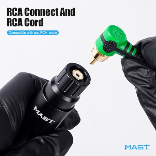 Mast Tour Tattoo Gun Kit, Wireless Rotary Tattoo Pen Machine Kit, 2 Tattoo Batteries Power Supply, 20Pcs Needles, Complete Tattoo Kit