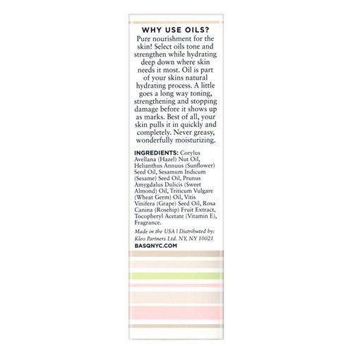Basq Skin Care Resilient Body Stretch Mark Oil, Lavender, 4 Fluid Ounce
