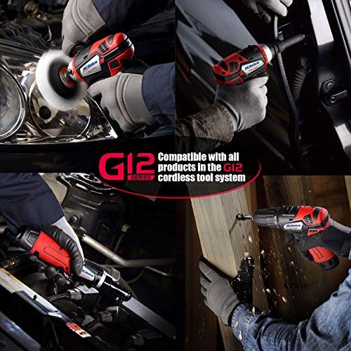 ACDelco ARW1210-2P G12 Series 12V Cordless Li-ion ¼” 45 ft-lbs. Brushless Ratchet Wrench Tool Kit