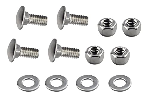 (4/Pack) 784-5581A 784-5581 Snow blowers Carriage Bolts Kits Fits MTD Cub Cadet Shave Plate Scraper Bar (5/16-18) 5/8"