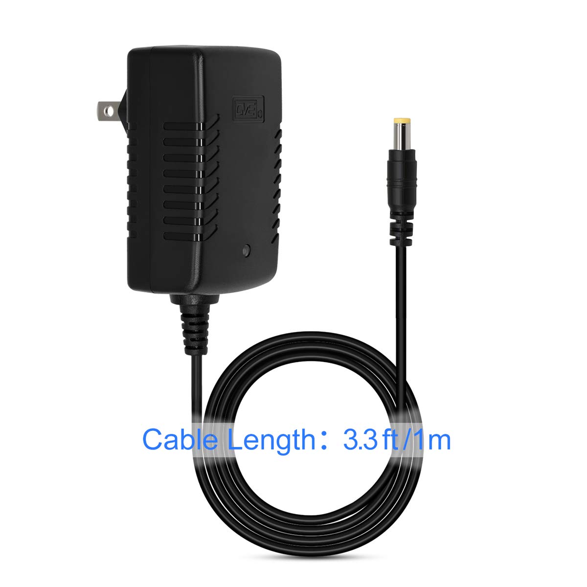 TalentCell AC/DC 12.6V/2A Lithium Battery Charger for 3S 12V Rechargeable Li-ion Battery Pack