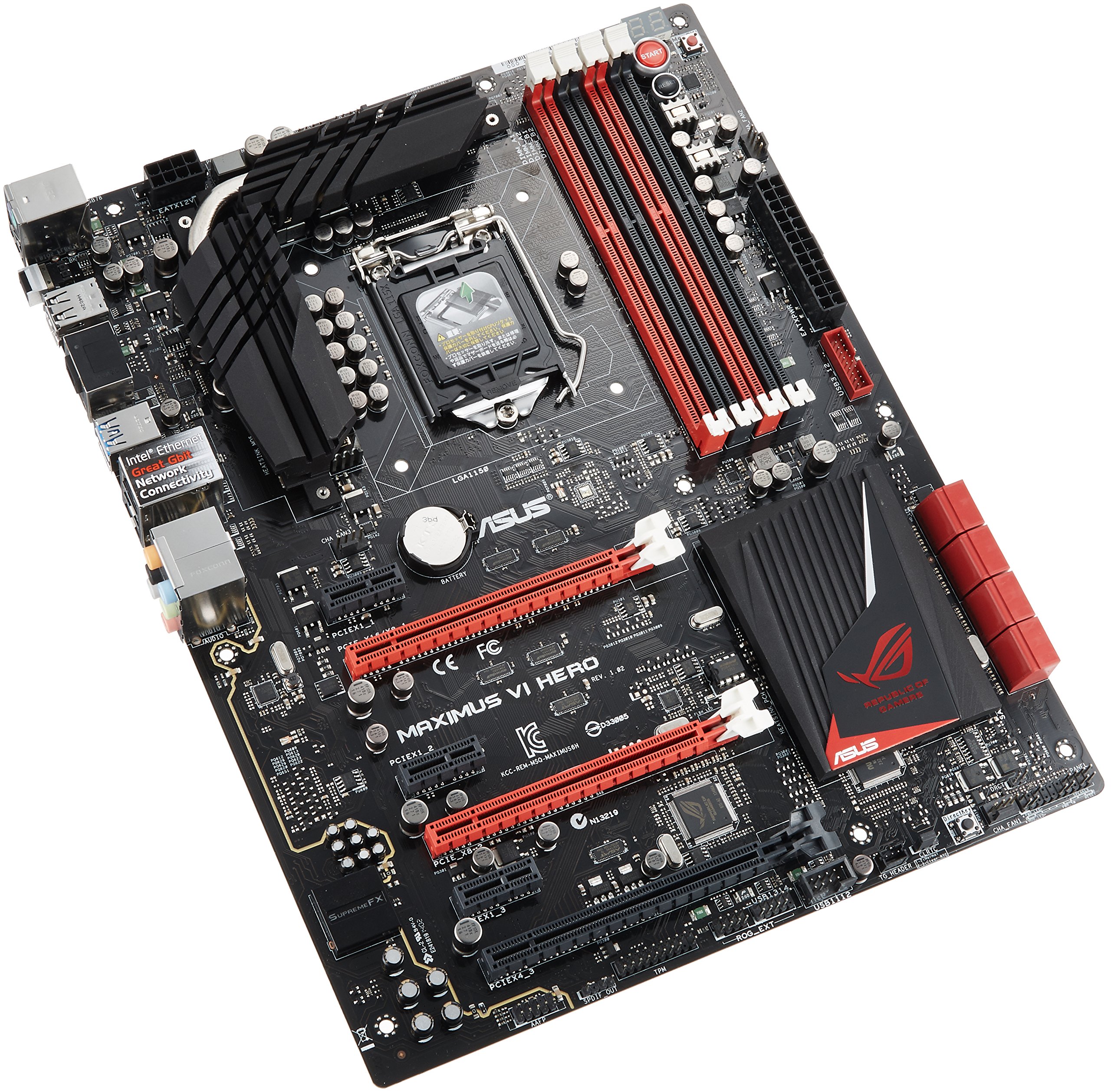 ASUS MAXIMUS VI HERO DDR3 2800 LGA 1150 Motherboard socket for 4th Generation Intel Core i7/ i5/ i3/ Pentium / Celeron Processors