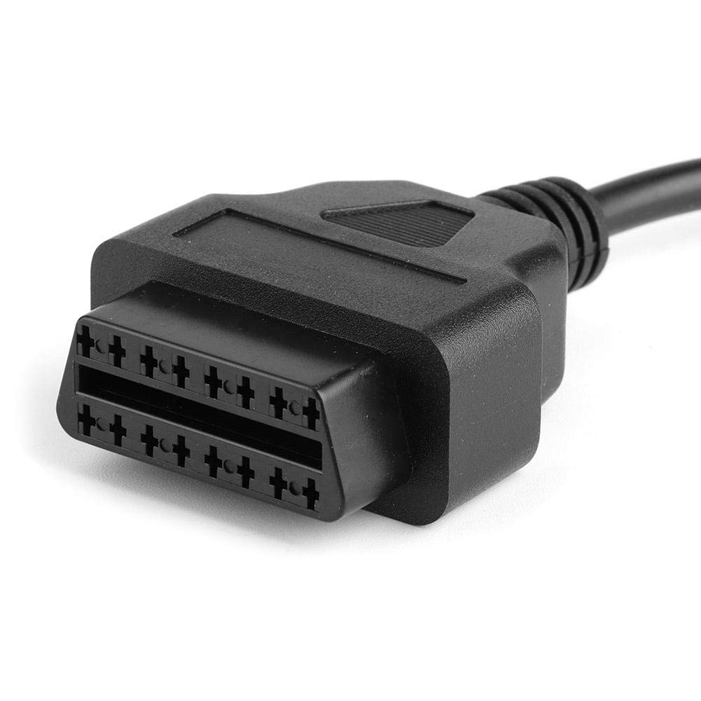 Adapter for Motorcycle Diagnosis - Diagnostic Cable Adapter 3 Pin to OBD2 Fault Code Scanner Motorcycle Fit for Yamaha X-MAX N-MAX MT-125