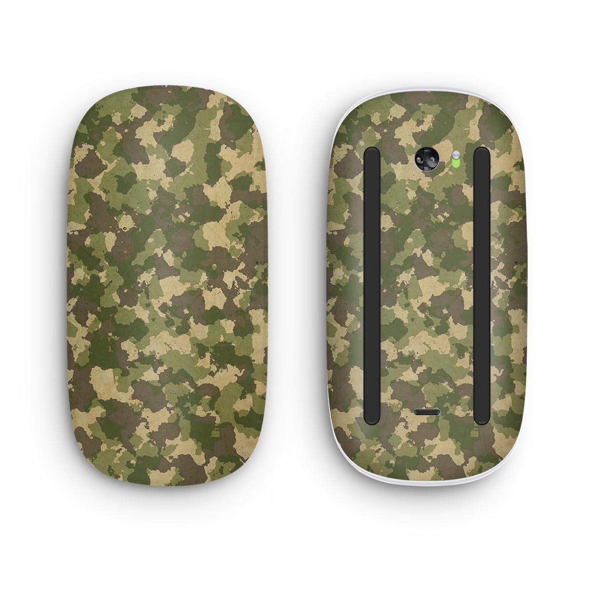 Design Skinz Military Camouflage V2 Vinyl Decal Compatible with The Apple Magic Mouse 2 (Wireless, Rechargable) with Multi-Touch Surface