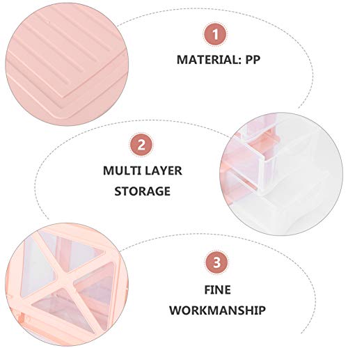 Alipis Plastic Storage Bins Desktop Storage Drawer plastic desk drawers plastic storage drawers drawer box unit Cosmetic Makeup Organizer Drawer Organizer