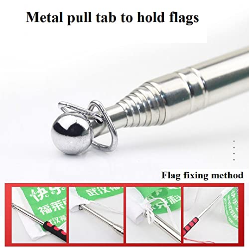 Othmro 1pcs Telescopic Teachers Pointer,Teachers Pointer Stick, Extendable Hand Pointer Retractable Classroom Whiteboard Pointer Extendable for Teachers, Guides, Coach Extend to 63"