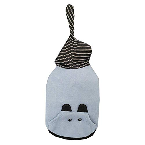 Pet Cat Dog Outdoor Hoodies Clothes for Puppy Cape Soft Cotton (Large)