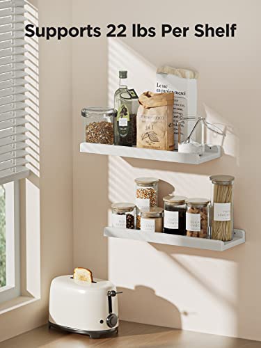 AMADA HOMEFURNISHING 2 Pack Floating Shelves and U-Shaped Floating Shelves