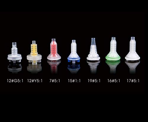 S&Dent USA FDA & TUV CE 1 Bag = 50PCS Dental Silicone HP Mixing Tips 1# = Short 1:1 for VOCO