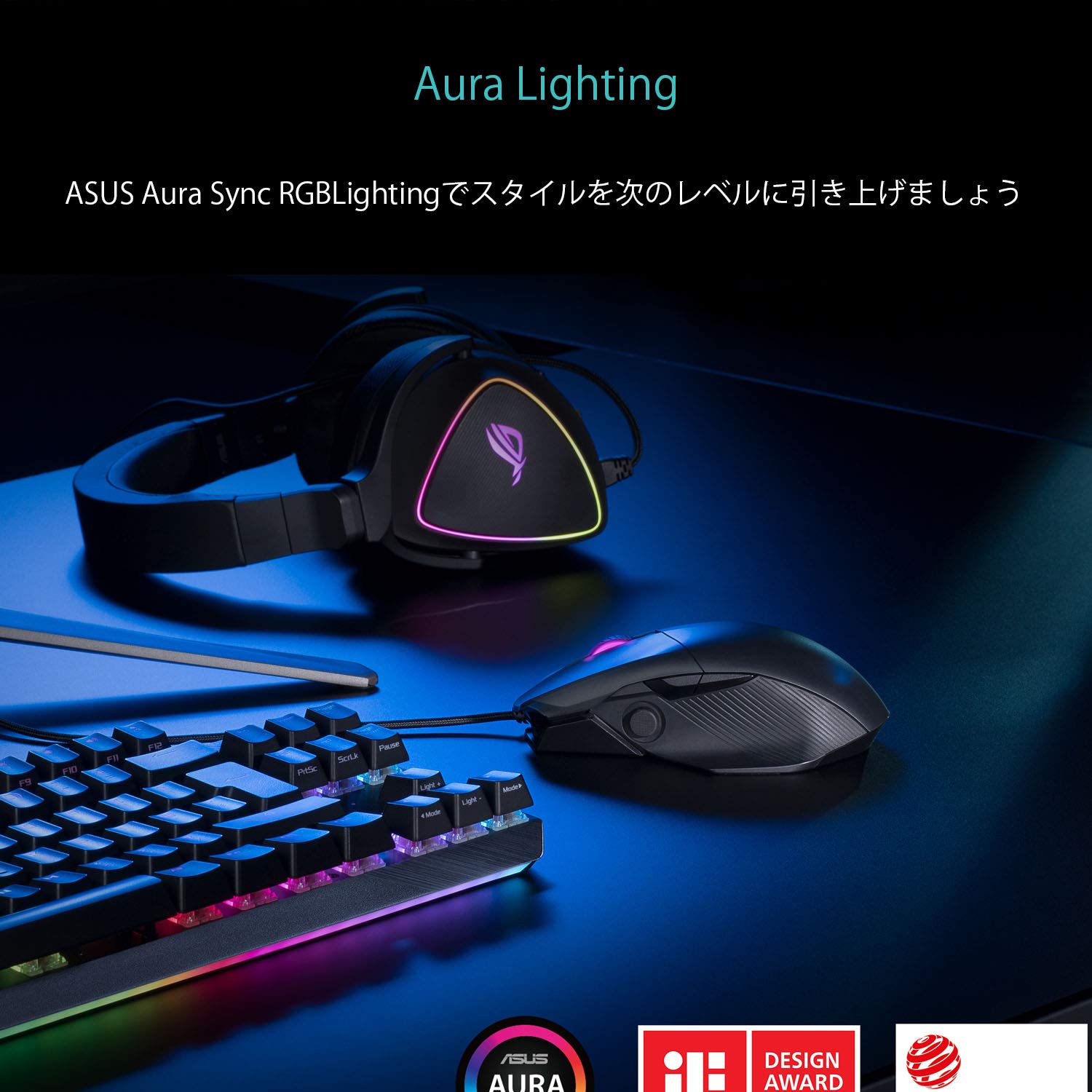 ASUS Optical Gaming Mouse - ROG Chakram Core | Wired Gaming Mouse | Programmable Joystick, 16000 dpi Sensor, Push-fit Switch Sockets Design, Adjustable Mice Weight, Stealth Button, RGB Mouse