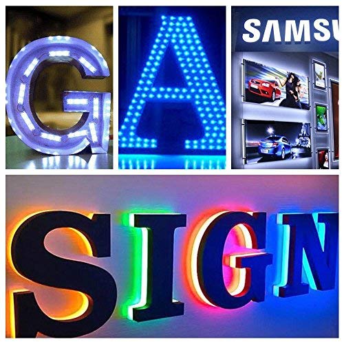 20FT Waterproof Colorful 5050 3 LED Light Module 12V RGB 120 LEDs With Remote Controller Power Plug for Outdoor Led StoreFront Signage Lighting