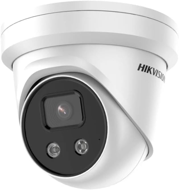 Ⲏikvision IP Camera DS-2CD2386G2-IU 4K 8MP Acusense DarkFighter Turret PoE IP Camera Outdoor, WDR, 2.8mm Lens, IP67 Water and Dust Resistant, H.265+, Compatible with Hik Vision NVR