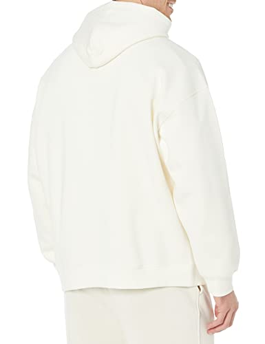 Amazon Essentials Men's Oversized-Fit Hoodie (Available in Big & Tall), Eggshell White, X-Large