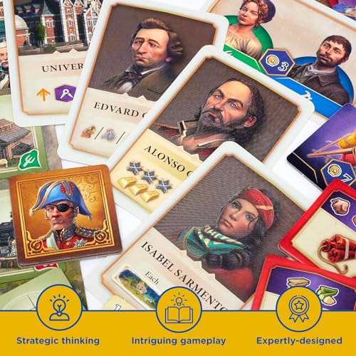 Anno 1800 - A Kosmos Game from Thames & Kosmos | A Civilization Game Based on The Video Game | Designed by Martin Wallace| for 2-4 Players, Ages 12 and up