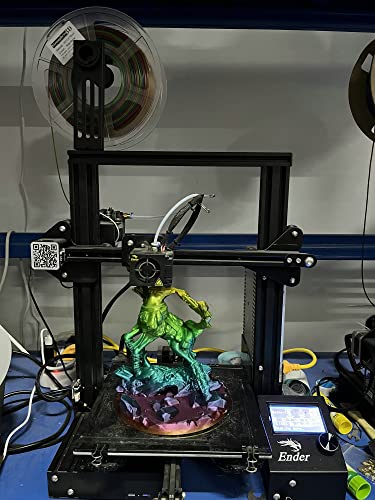 Stronghero3D PETG 3D Printer Filament 1.75mm Rainbow 1kg for Anet Creality Ender3 Prusa