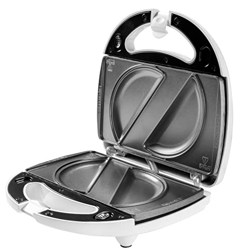 Empanada and Churro Maker Machine - Cooker w 4 Removable Plates - Easier than a Press - Includes Dough Cutting Circle for Easy Dough Measurement, Special Treat for Mexican Dinner Night, Summer Parties