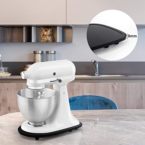 Acrylic Mixer Slider Compatible with Tilt Head Kitchen aid 4.5-5 Qt Tilt Head Stand Mixer - Kitchen Countertop Storage Mover Sliding Tray for Kitchen aid 4.5-5 Qt, Mixer Appliance Moving Caddy