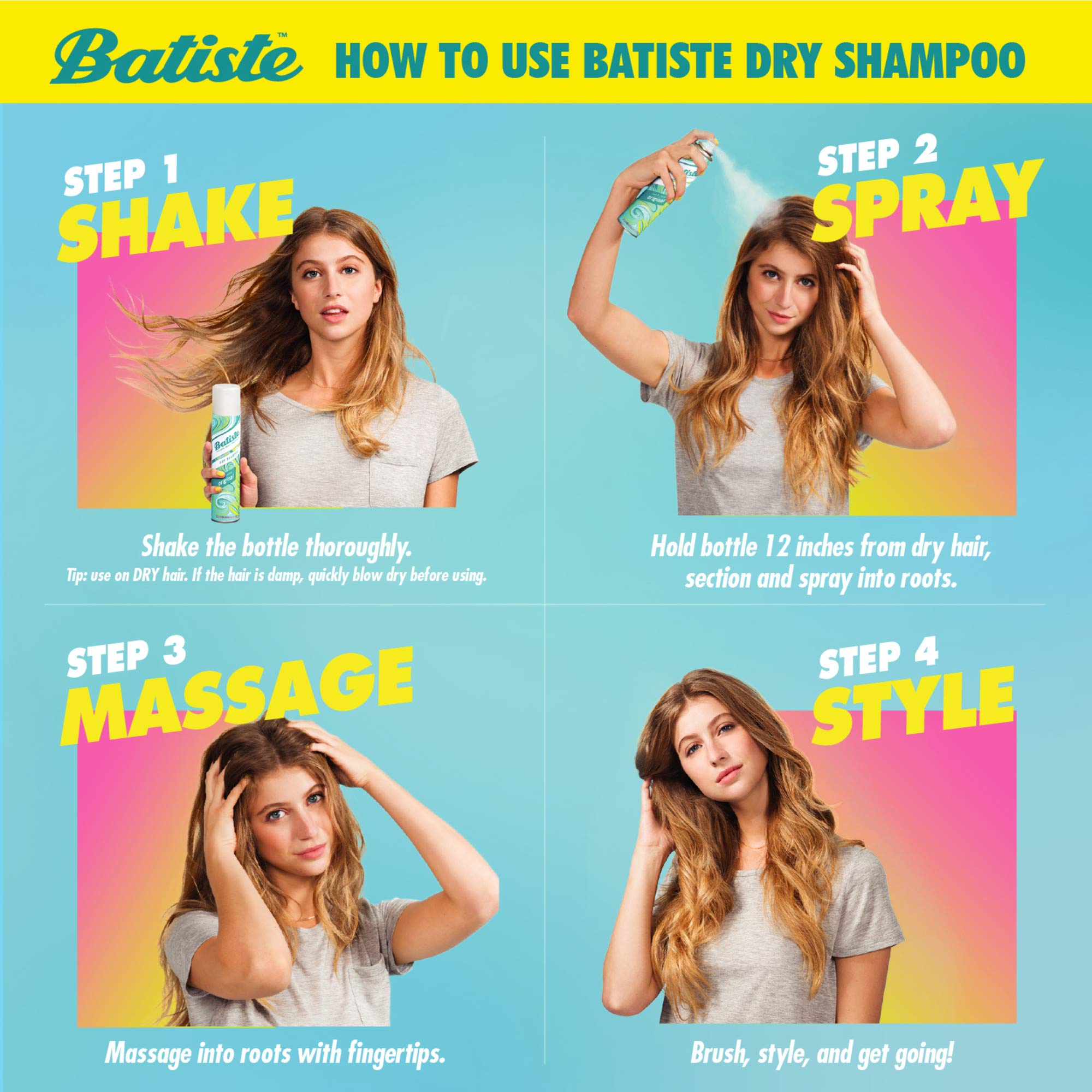 Batiste Dry Shampoo, Divine Dark, Mini 1.6 fl. oz.