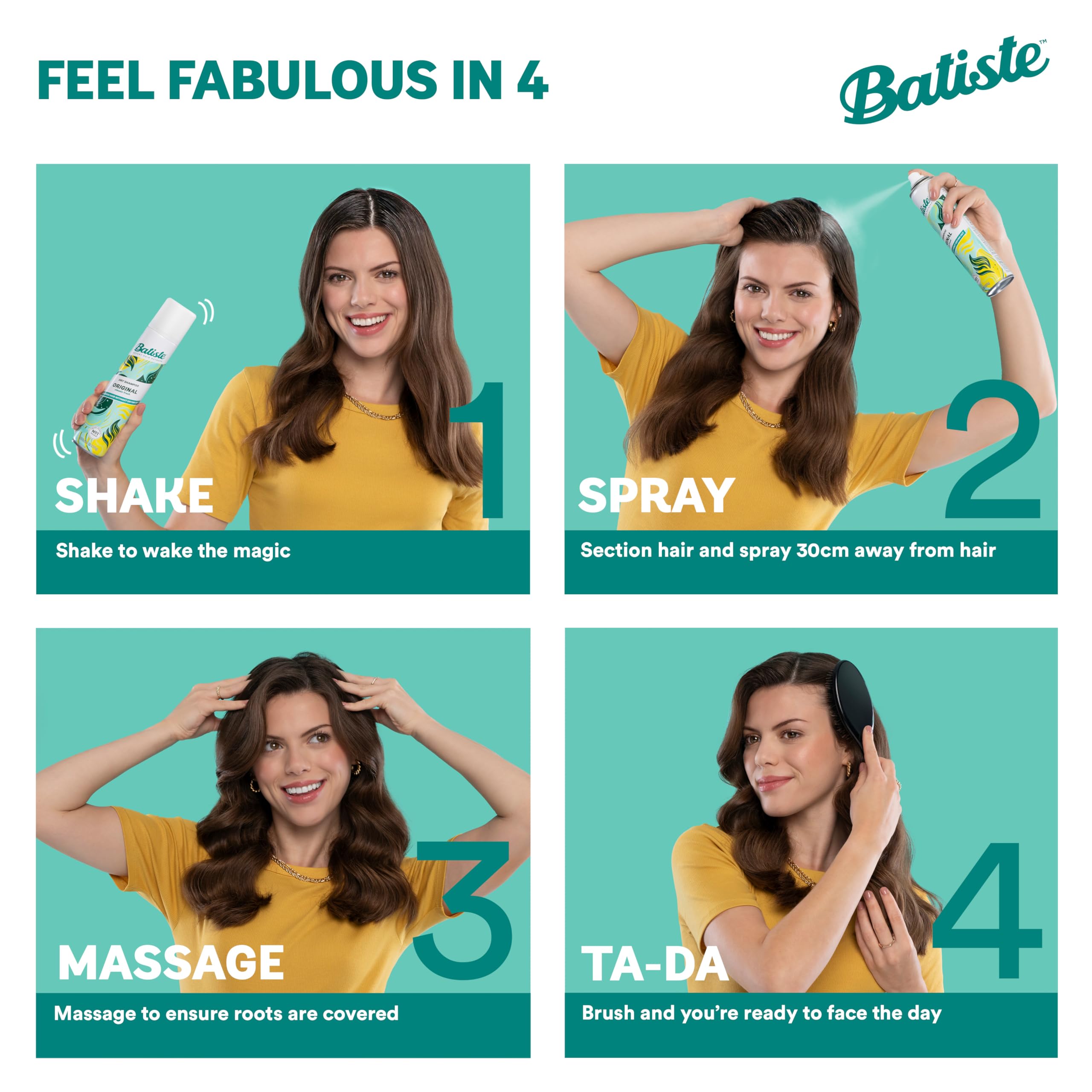 Batiste Dry Shampoo, Volumizing, 4.23