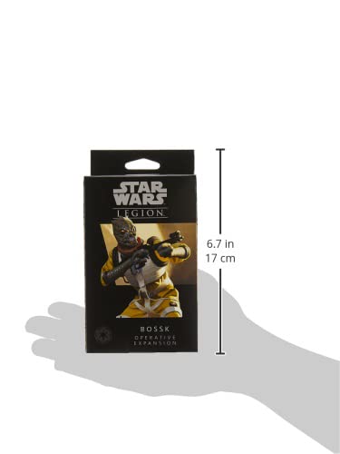 Atomic Mass Games Star Wars: Legion Bossk Operative Expansion - Unleash The Feared Bounty Hunter! Tabletop Miniatures Strategy Game for Kids and Adults, Ages 14+, 2 Players, 3 Hour Playtime, Made