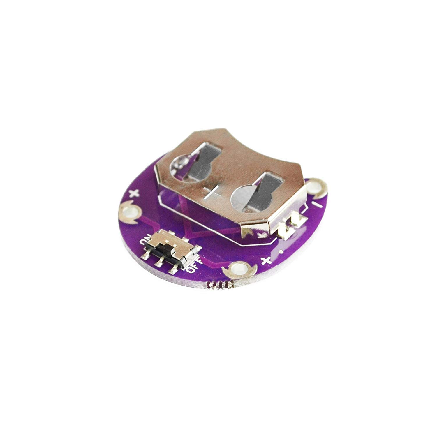 AuBreey 5PCS/LOT for Arduino Lilypad Coin Cell Battery Holder CR2032 Battery Mount Module