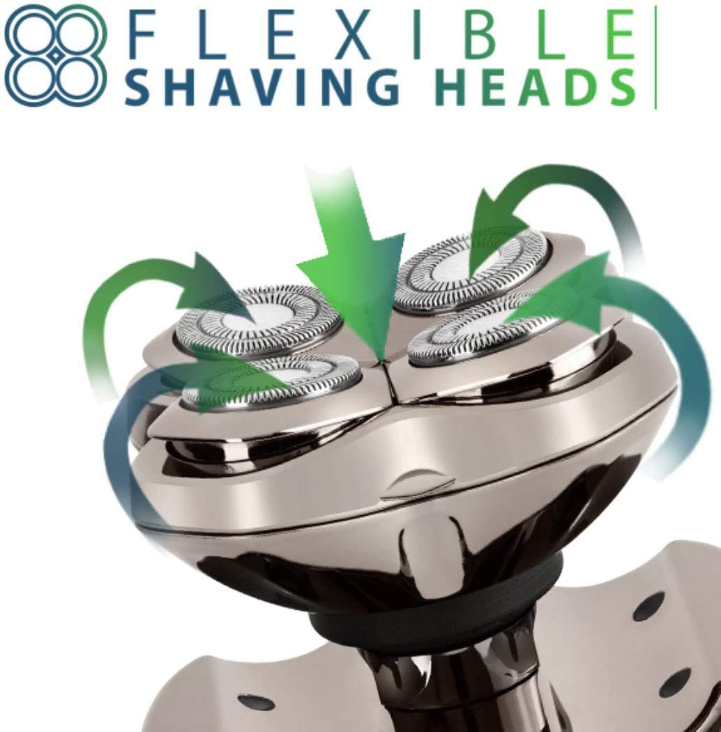 Shaver Pitbull Gold PRO Men’s Electric Head and Face Shaver - Electric Razor for Head and Face (USB Charger