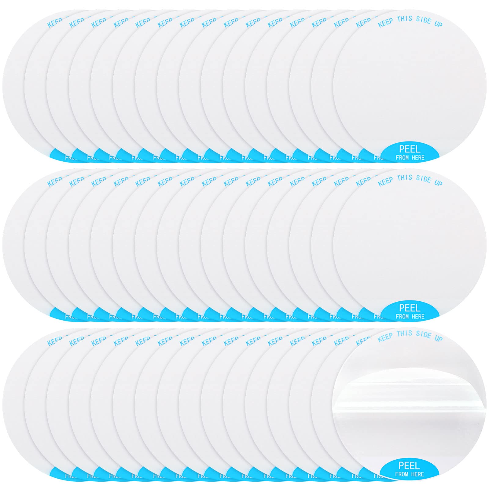 48 Pcs Fly Trap Refill Glue Boards for Mosquito Zapper 3.4" Indoor Insect Trap Refills Glue Pads Flea Trap Replacement Sticky Pads for Mosquitoes Lamp Compatible with 3.4" Katchy Duo Mosquito Killer