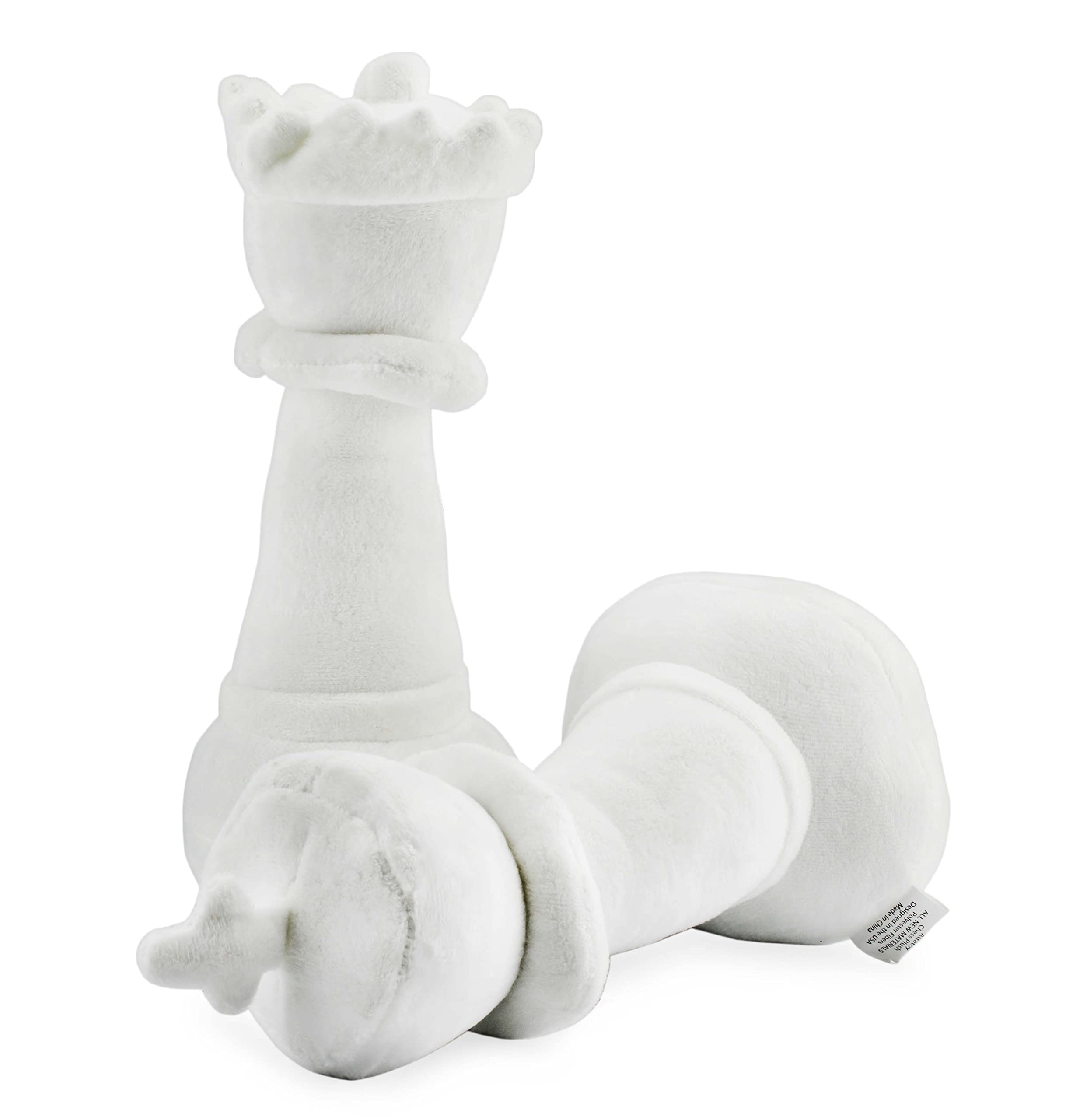 Attatoy Plush Chess Pieces (Set of 2): King and Queen Stuffed Toy Chess Game Figures