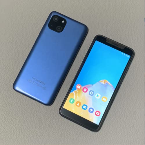 5.72-inch IPS Screen,X33 Unlocked Cell Phone,1GB RAM 8GB ROM,Front and Rear Cameras,Smartphone,Only Supports SIM Card Frequency Band of 3GWCDMA :850/2100MHZ(Blue)