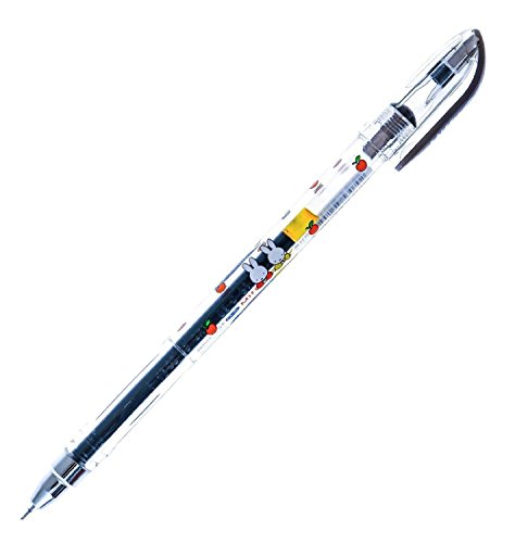 Dong-A Miffy Gel Ink Roller Ball Pens, 0.5mm, Pack of 3 (Black)